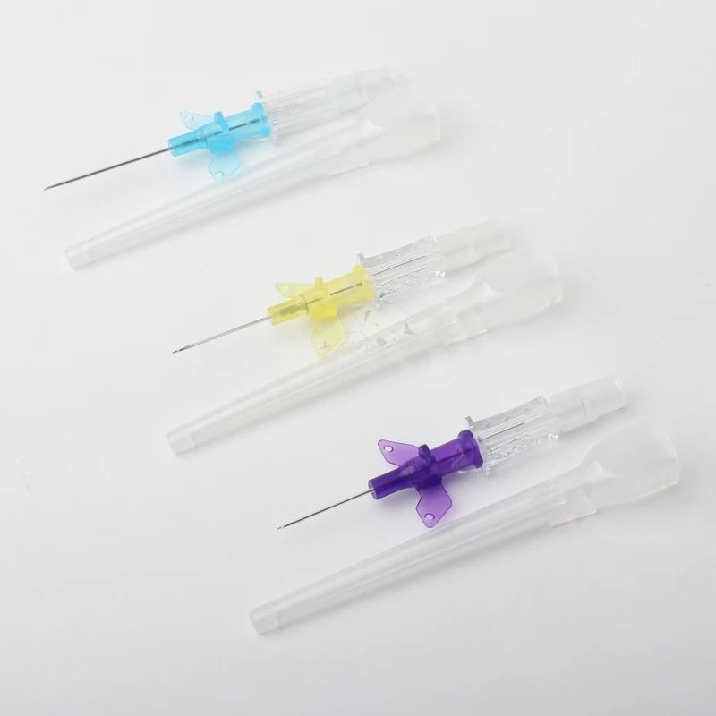 50pcs Disposable IV Cannula Intravenous Injection Catheter with Wing ...