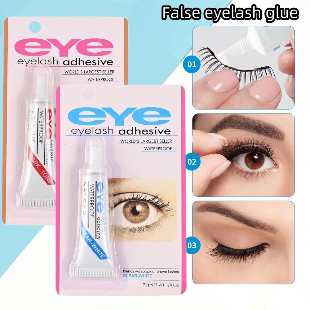 Eyelash Glue Quick Dry Long Lasting False Eyelashes quick drying and firm Eye Makeup Tool 7ml ...