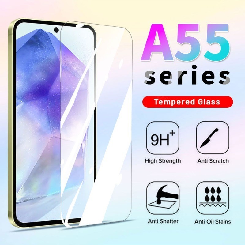 Samsung Galaxy A05 A05S A15 A25 A35 A55 5G Tempered Glass Screen Protector | Shopee Philippines
