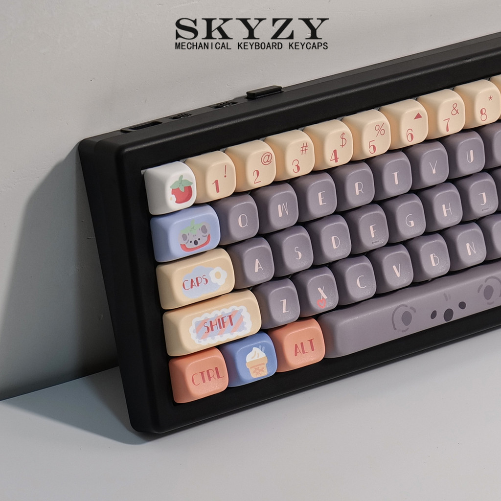 Koala Keycaps SOA Profile Cute Bear PBT Dye Sub Mechanical Keyboard ...