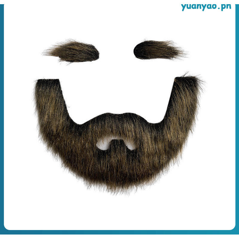 Simulated Fake Beard Mustache Party Supply Prop Stage Performance ...
