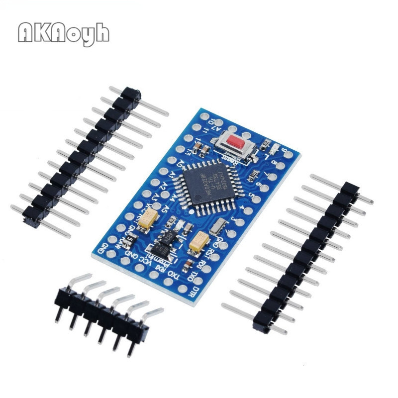 Pro Mini 328 Mini 3.3V/8M 5V/16M ATMEGA328 ATMEGA328P-AU 3.3V/8MHz 5V ...