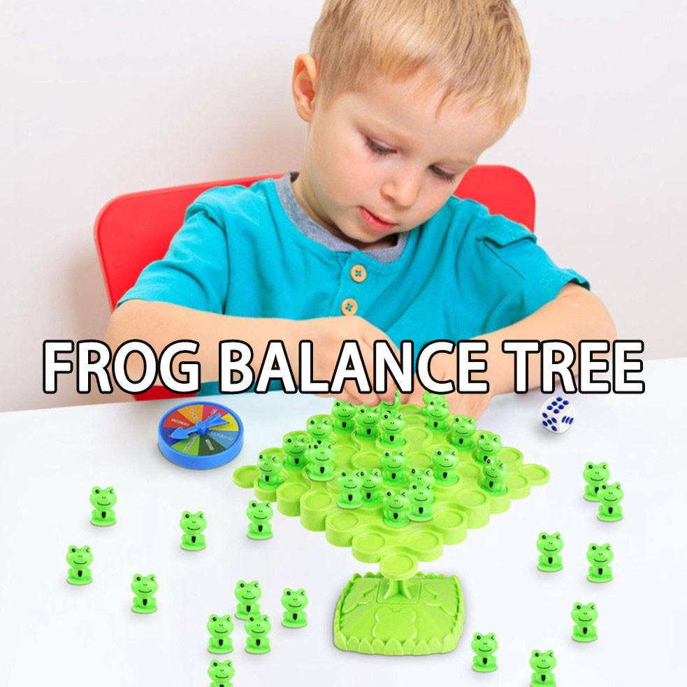 Latest Frog Stackable Balance Tree Toy Thinking Training Puzzle Toy ...