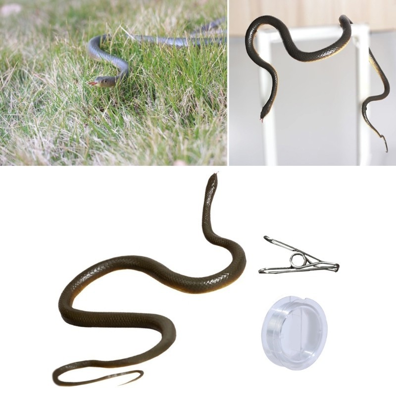 mtt Clip On Snake Toy Office Snake Prank Trick Toy AprilFools Halloween ...