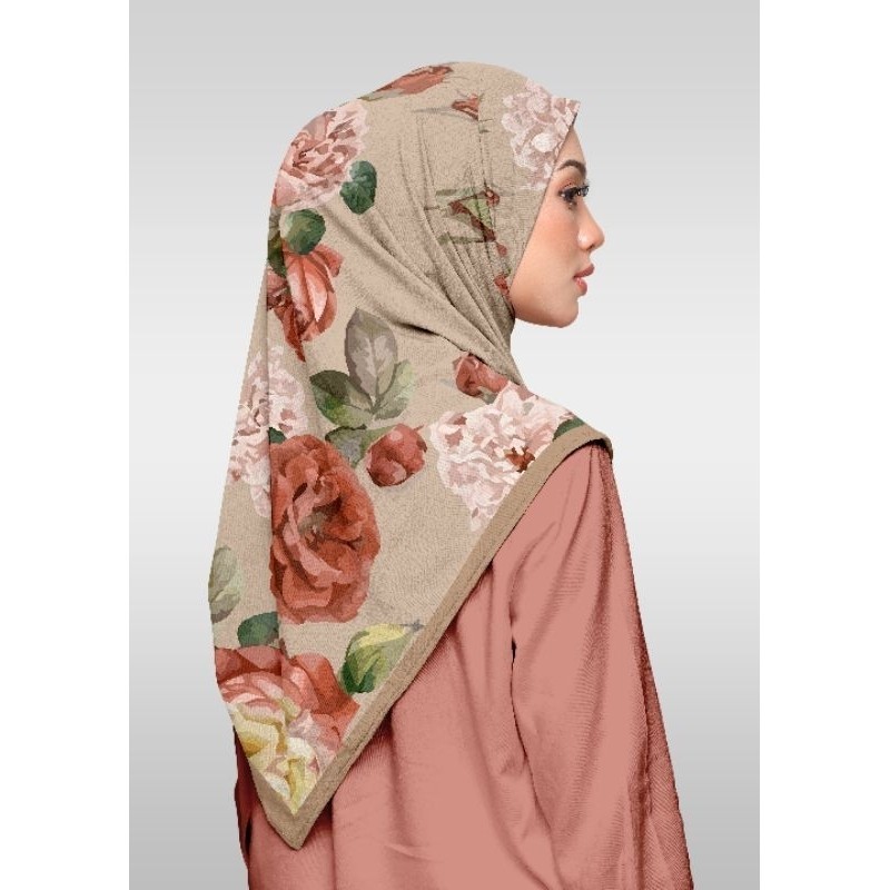 Rectangular HIJAB With FLOWER MOTIF/ HIJAB MOTIF/115/130/JUMBO HIJAB ...