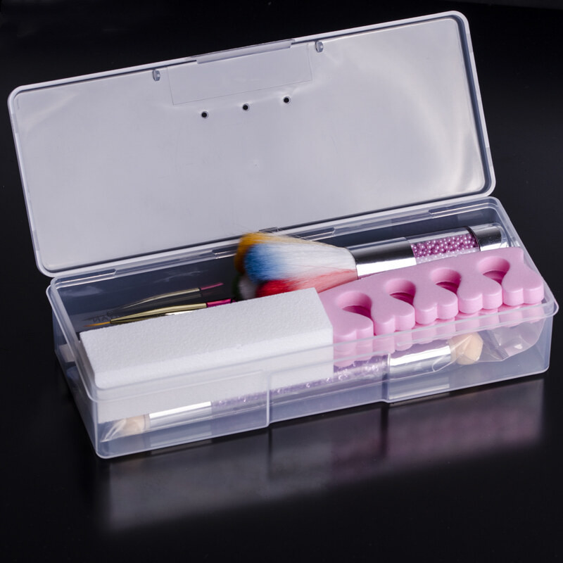 1pcs Nail Art Tool Storage Case Nails Storage Box Buffer File Nail Art ...