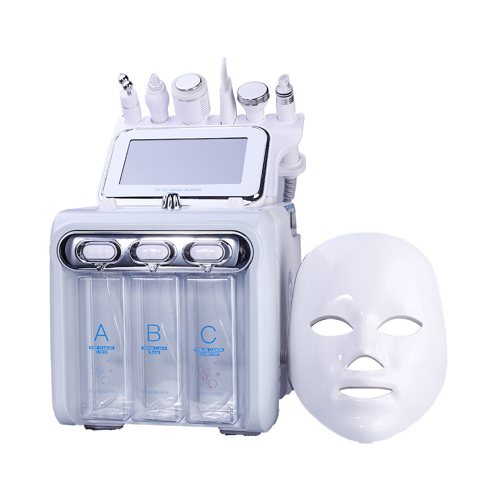 FF-7 in 1 Small Bubble H2O2 Facial Microdermabrasion Hydrogen Oxygen ...