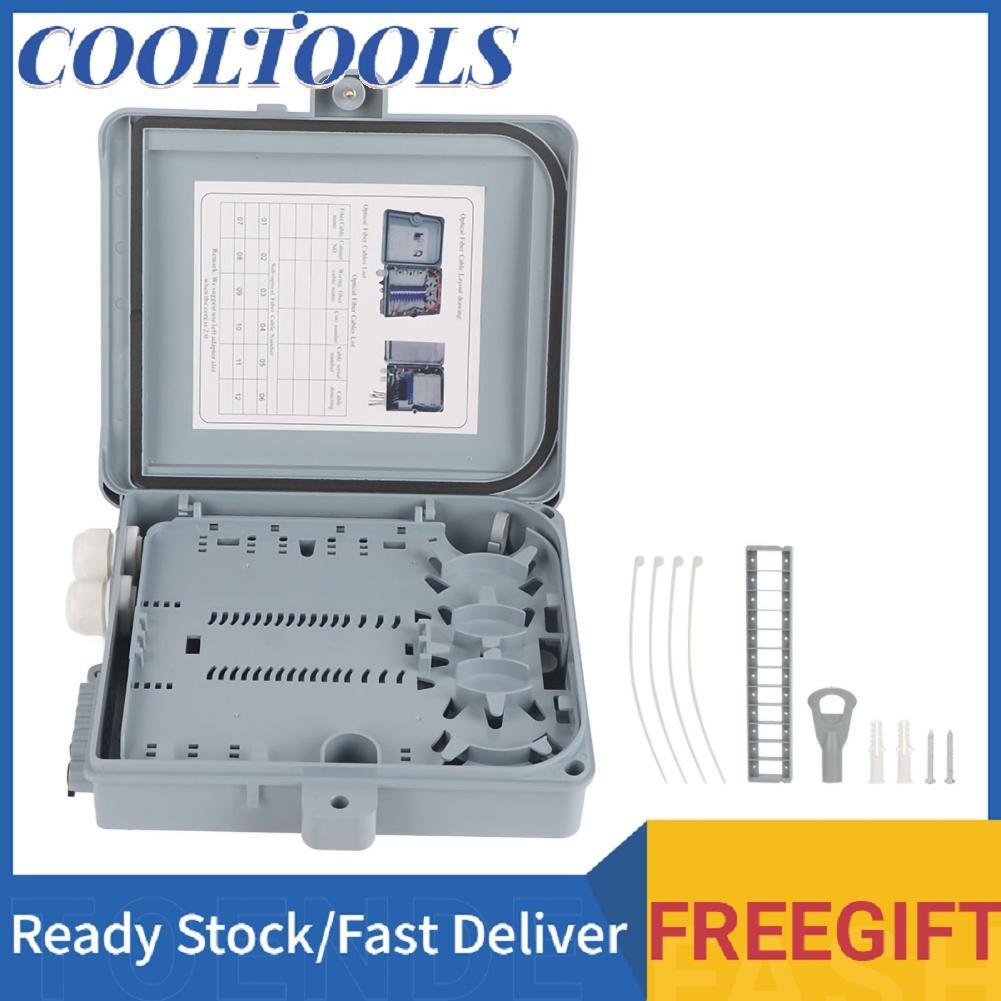 Cooltools Fiber Termination Box Optical Terminal 12 Core FTTH Indoor Outdoor | Shopee Philippines