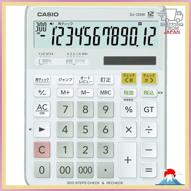 CASIO Standard Calculator Calculation Check and Verification Desk Type ...