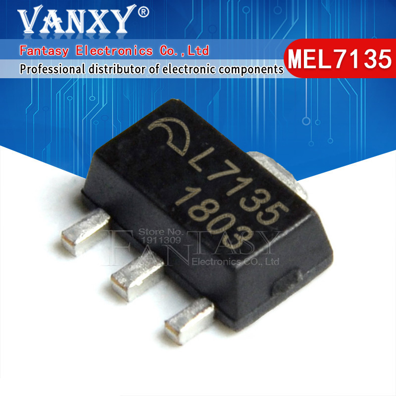 10pcs AMC7135PKFT SOT89 AMC7135 MEL7135 SOT new and original electronic ...