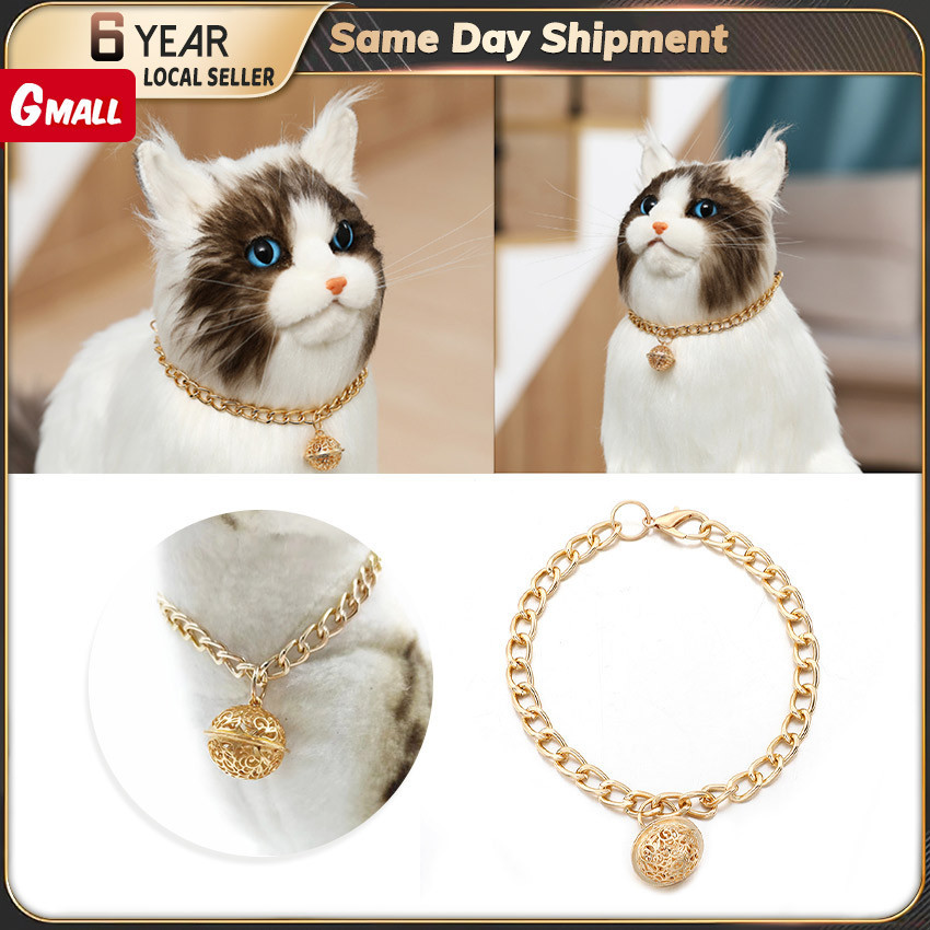 【Fast Delivery】 Cat Chain Collar With Bell Fashion Design Necklace For ...