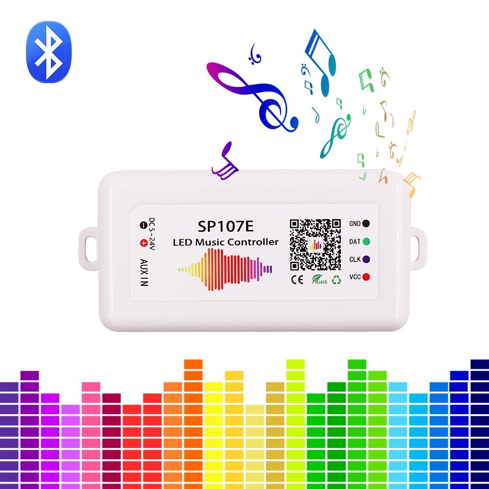 Pixel LED Strip Controller for 5V 12V 24V WS2812 WS2811 WS2815 SK6812 ...