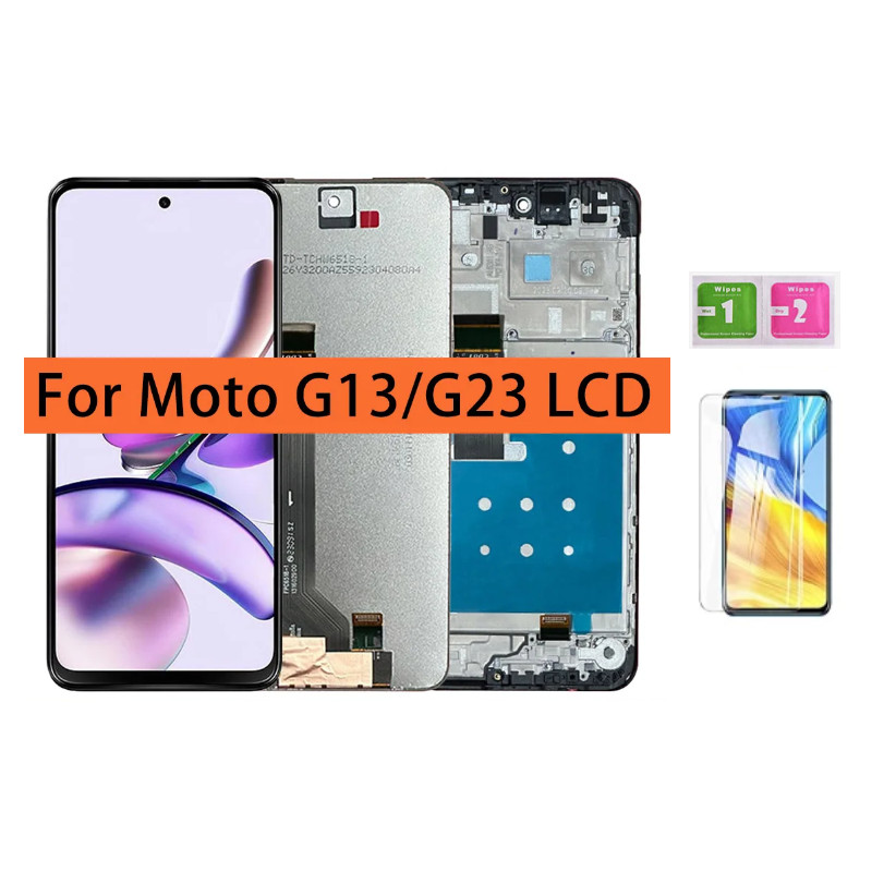 LCD With Frame For MOTO G13 G23 LCD Display With Touch screen Glass ...