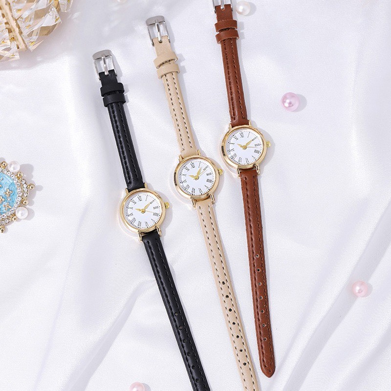 Simple Watches Luxury Design Leather Watch Quartz Wristwatch Small ...