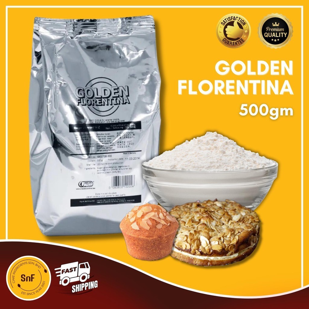 Golden Florentina Powder Florentine Mix Tepung Florentina Bienenstitch ...