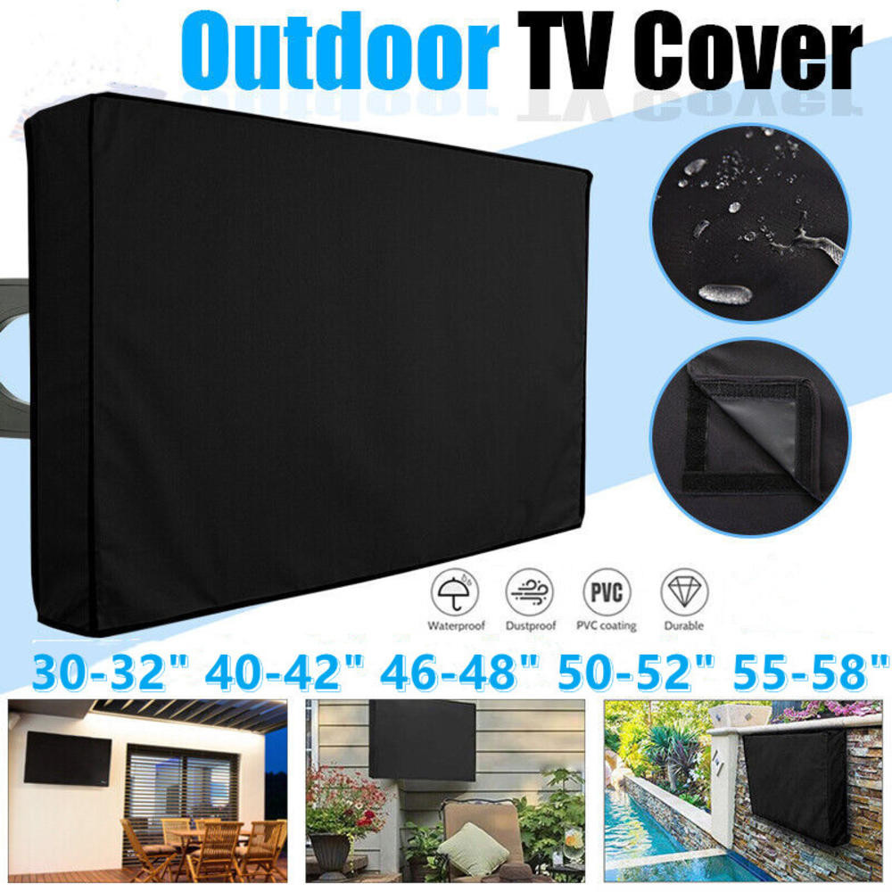 3Inch-85 Inch Dustproof Waterproof TV Cover Outdoor Patio Flat ...