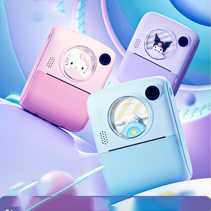New Sanrio Hello Kitty Kuromi Cinnamoroll Camera Digital Kawaii Cartoon ...