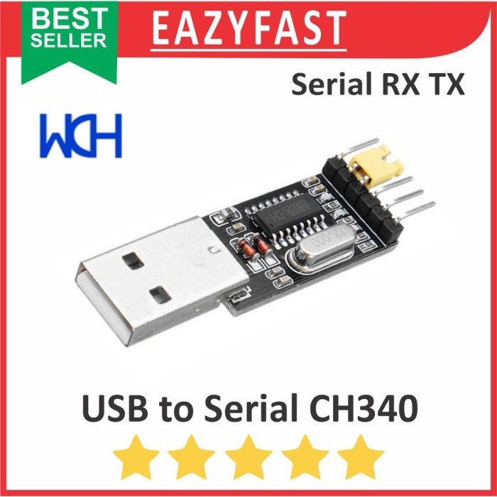 USB to Serial Module TTL Converter CH340 CH 340 UART RX TX Adapter Arduino RS232 RS 232 Module ...
