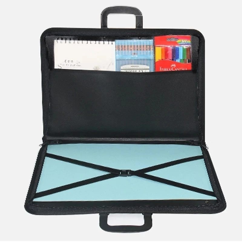 A3 Art Portfolio Case Carry Bag Portfolio Expanding Folder File ...