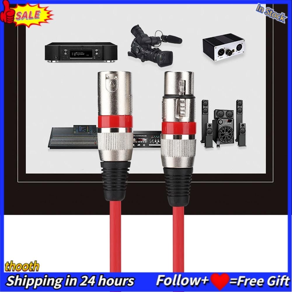 Thooth Oxygen-free Copper Conductor Audio Cable XLR Wire Six Colors Set ...