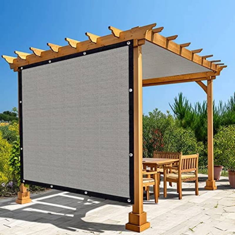 Balcony Privacy Netting Mesh Cloth with Grommets for Pool and Patio ...