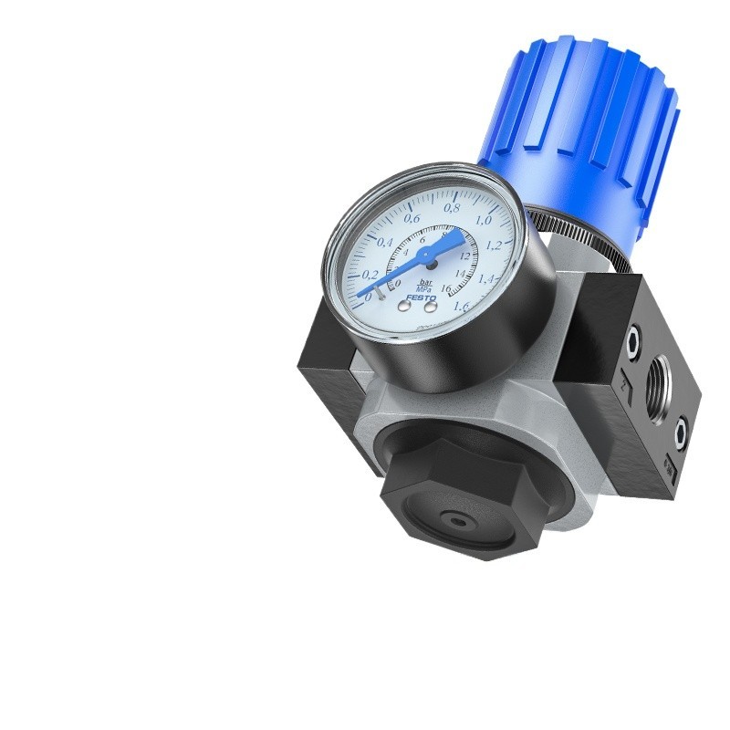FESTO Festo Pressure Regulating Valve Gas Pressure Reducing Valve LR-1/ ...