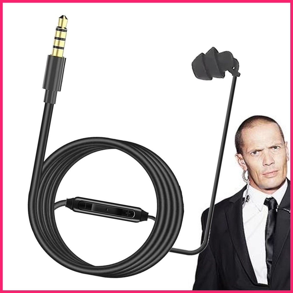 Single Earphone with Mic Wired Left Right In-Ear Mono Earbud with Mic ...