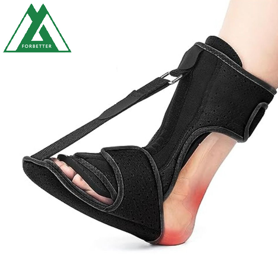 FORBETTER Plantar Fasciitis Brace, Adjustable Foot Stabilizer Foot Drop ...