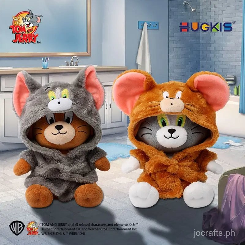 Authentic Tom and Jerry Plush Toy Tom Cat CP Series Bathrobe Dress-Up ...