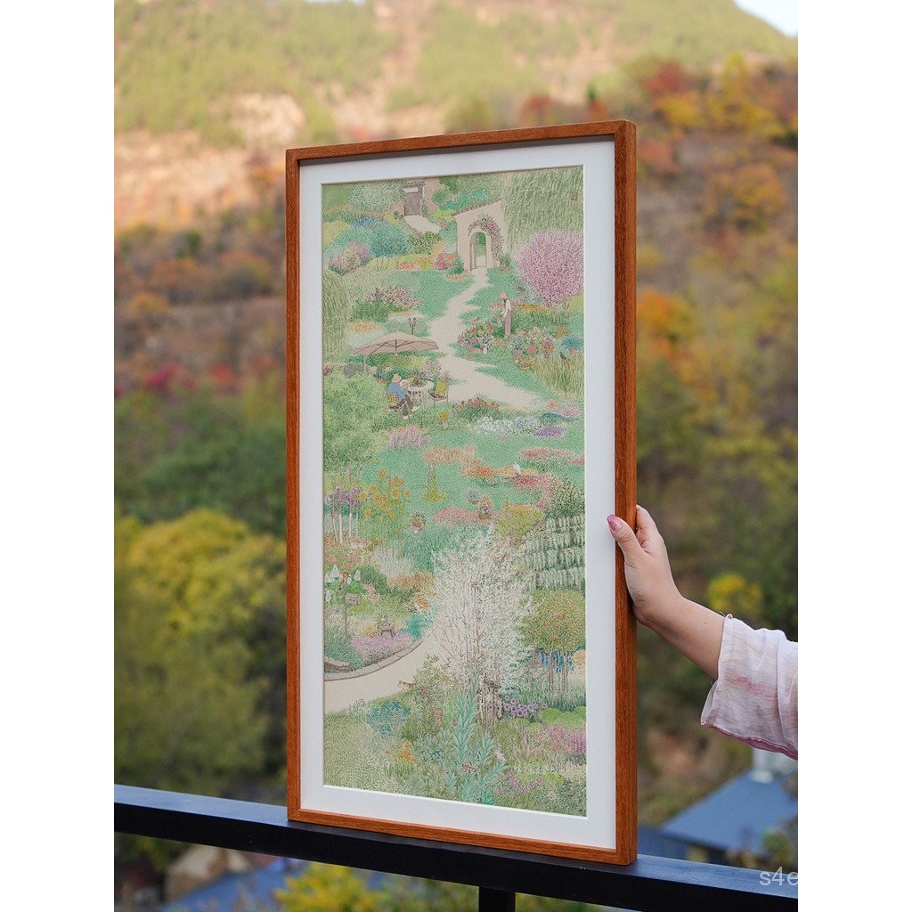 Cui Tong's Works Garden Entrance Decorative Painting Corridor Aisle ...