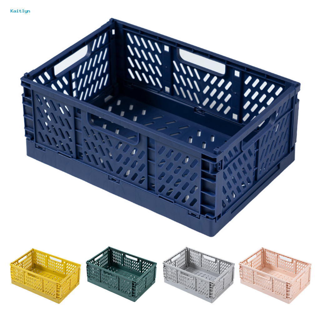 Load Bearing Storage Crate for Cosmetic Folding Plastic Storage Crates ...