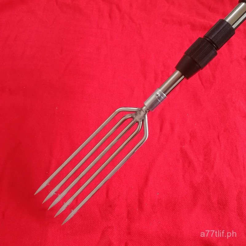 New Stainless Steel Multi-Tooth Fish Spear Pour s Five-Toothed Large ...