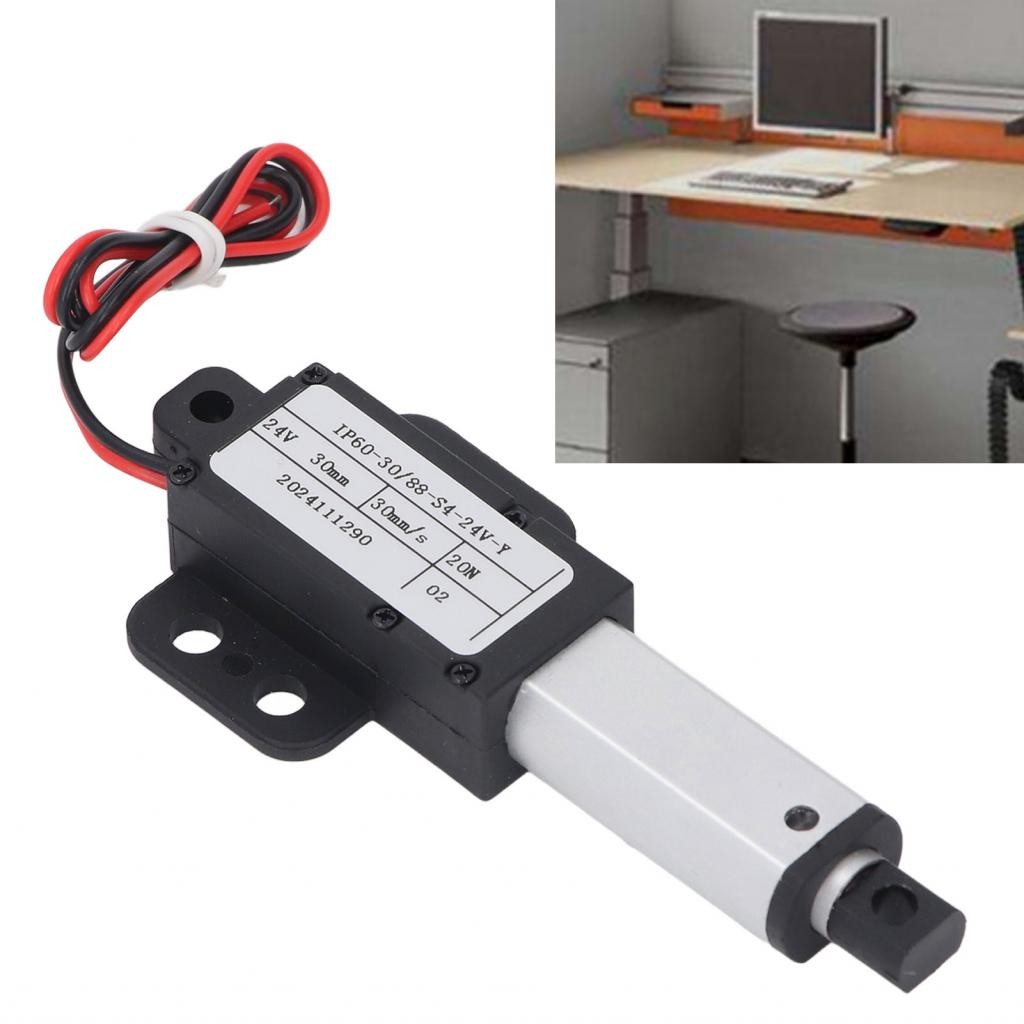 Ttiitt Mini Electric Linear Actuator 20N 30mm / s 1.2inch Stroke Micro ...