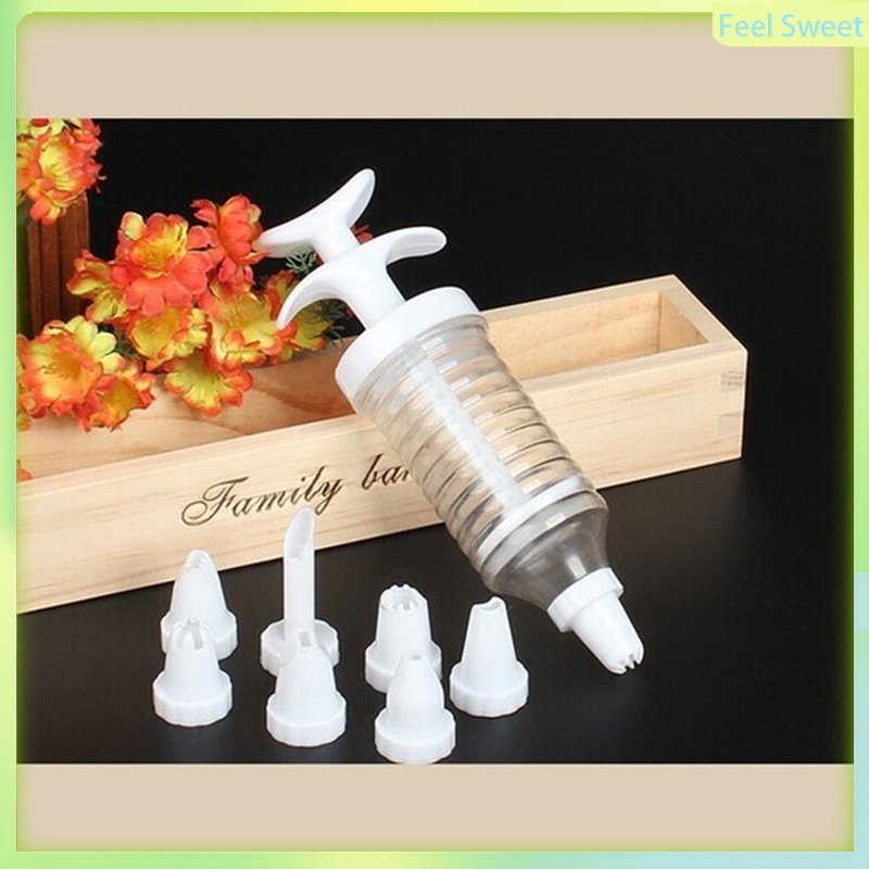 Whipped Cream Dispenser Plastic Extruder Kit Cream 8 Mouth Crowded ...