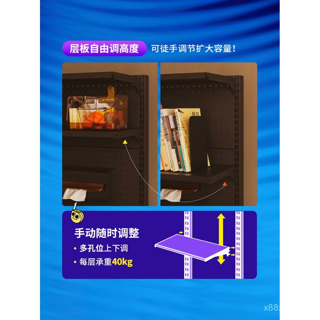 Hardware Girl Double Gaming Desk Desktop Couple Pegboard Side-by-Side ...