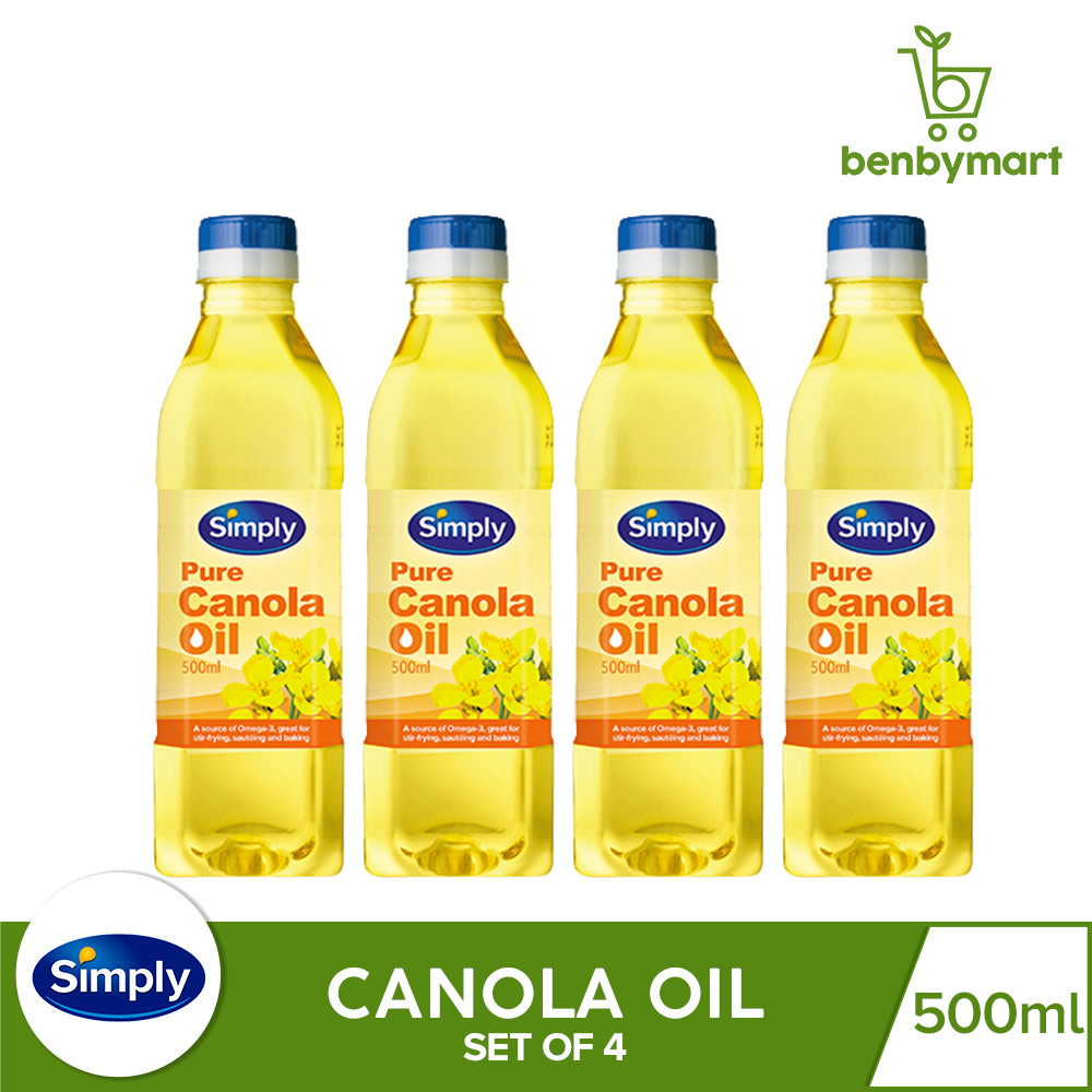 Simply Canola Oil 500ml (Set of 4) | Shopee Philippines
