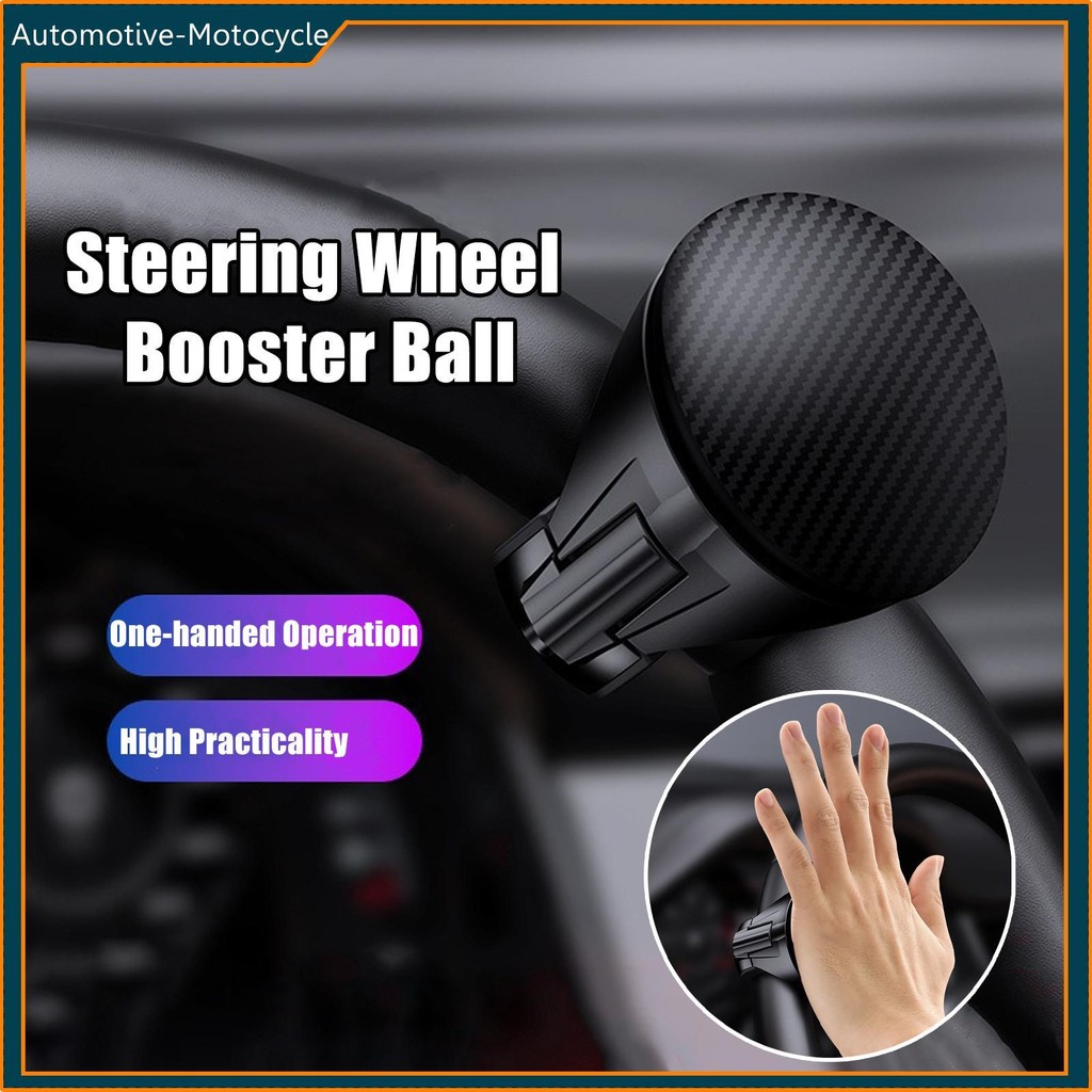 Steering Wheel Booster Ball 360 Degree Rotating Car Steering Wheel Knob ...