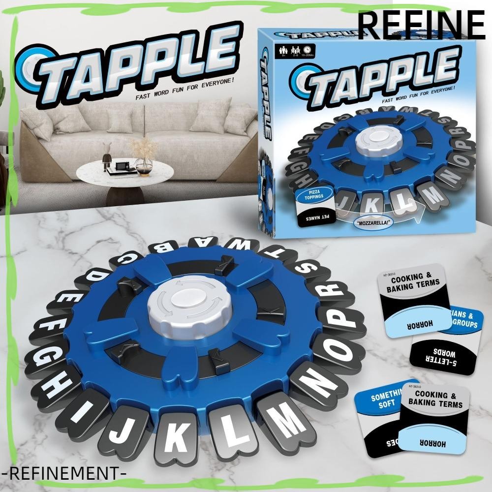 REFINEMENT Tapple Word Game, Quick Thinking Spelling English Tapple ...