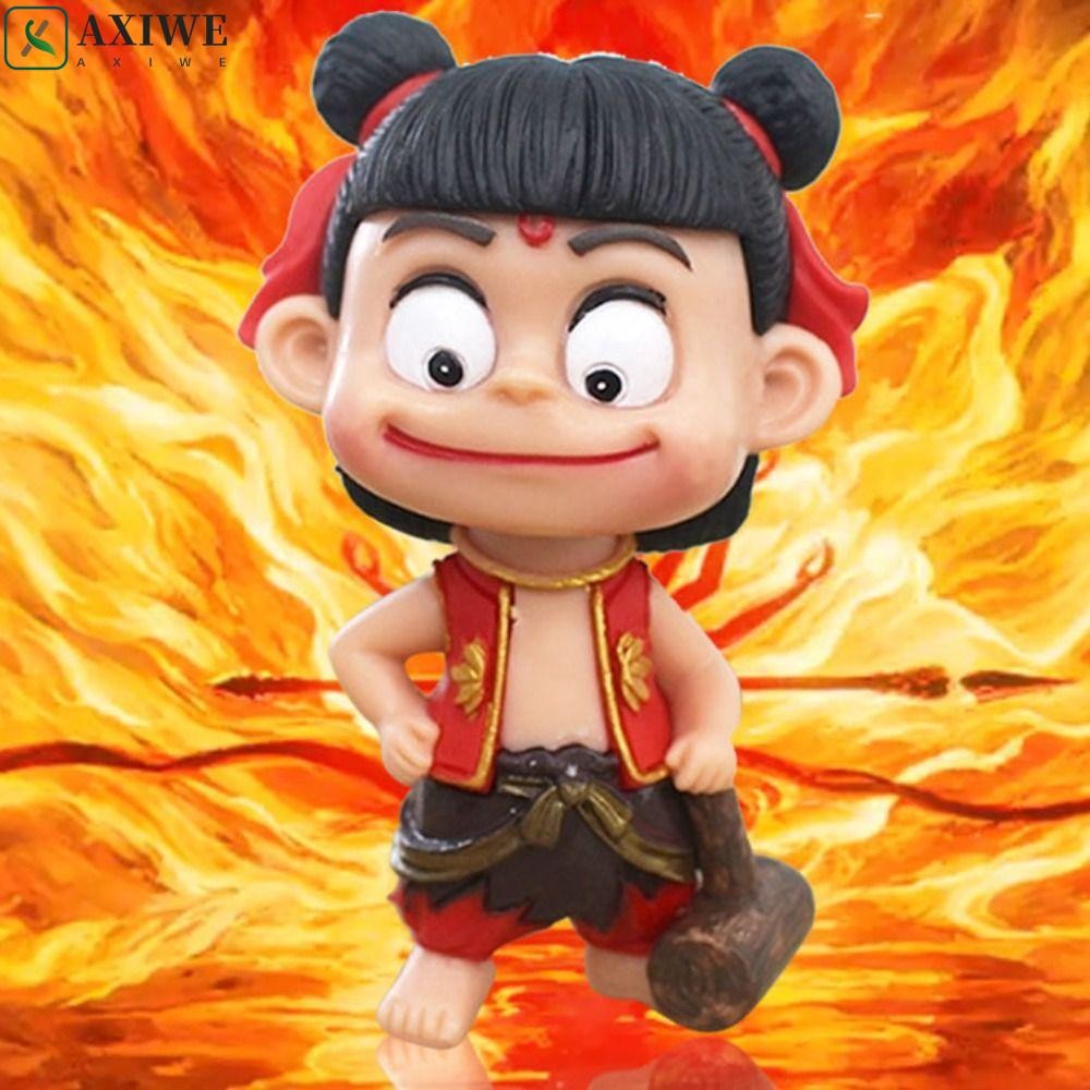 AXIWE NeZha2 Action Figure, Q Versie PVC Doll NeZha2 Model Toy ...