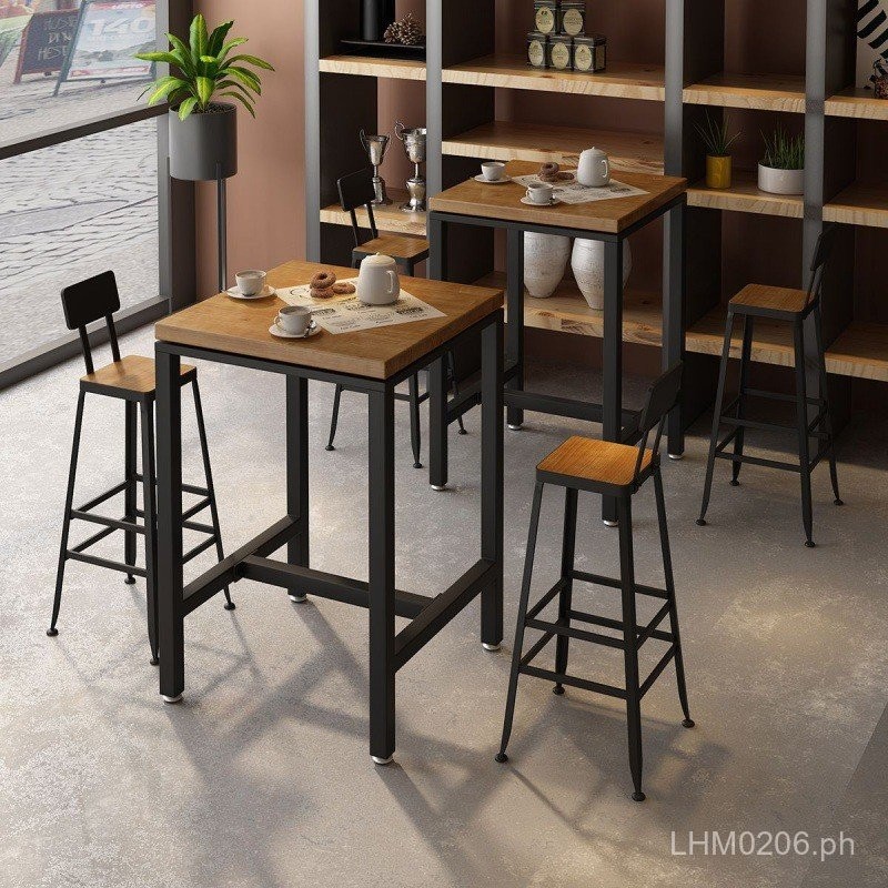 Milk Tea Shop Bar Counter Home Balcony Small Square Table1216Commercial ...