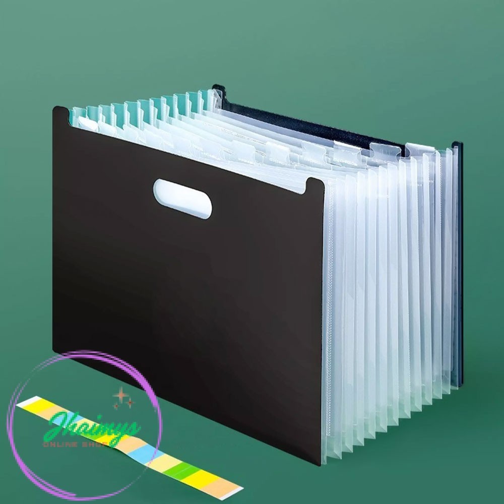 New A4 Document Folder - 13 Pockets Desktop File Organizer, Paper ...
