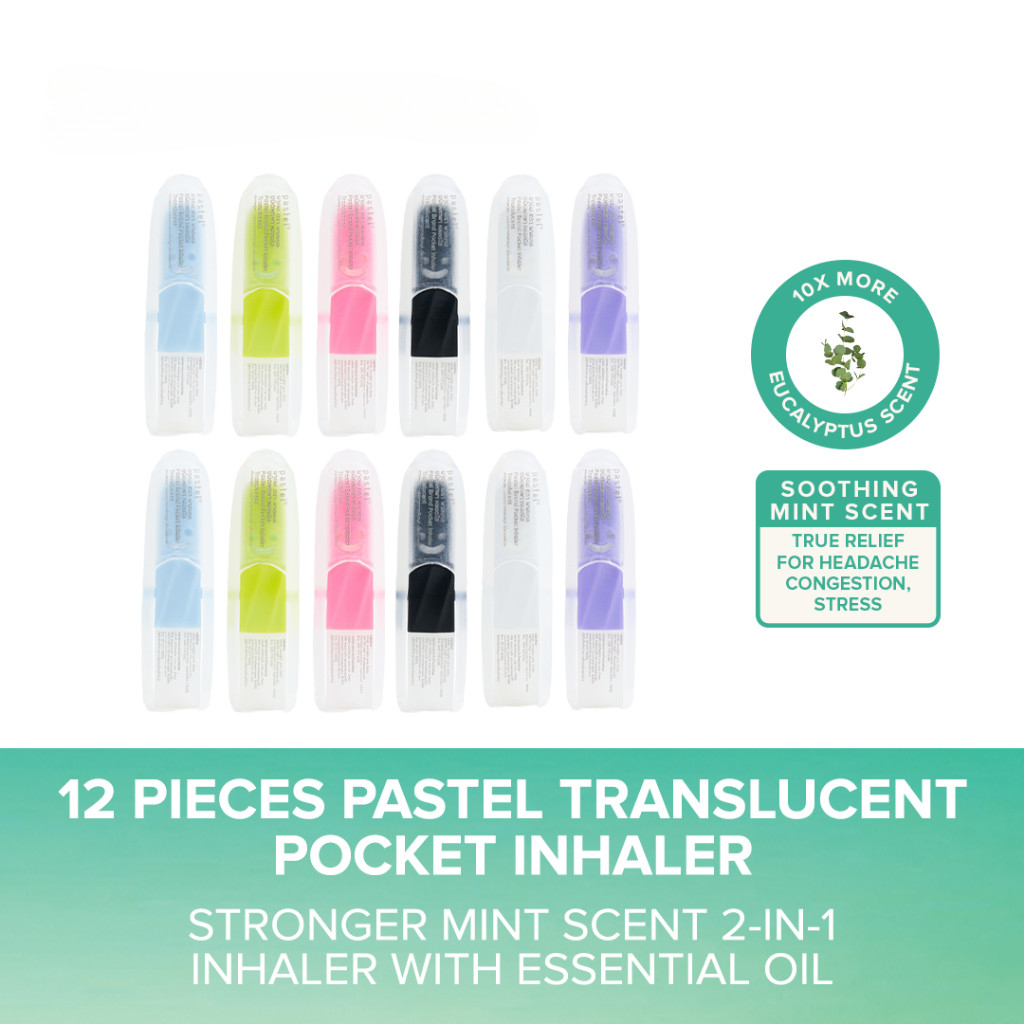 Pastel Translucent Pocket Inhaler x12 | Shopee Philippines