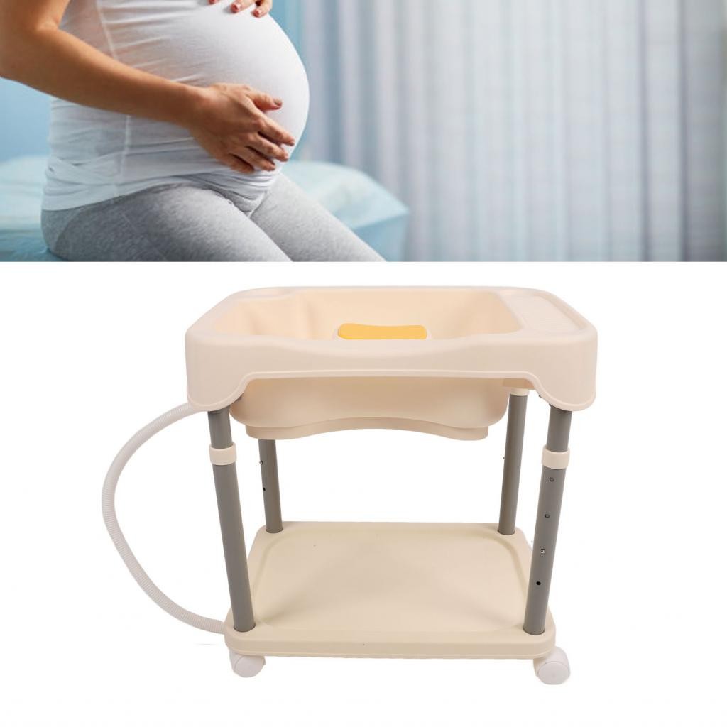Ypingliang Height Adjustable Hair Wash Basin for Bed Rest Pregnant ...