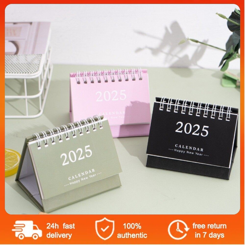 2025 Mini Simple Calendar Simple Portable Desktop Small Desk Calendar ...