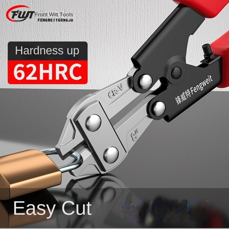 Mini bolt cutter, special shear head for steel wire rope, iron net ...