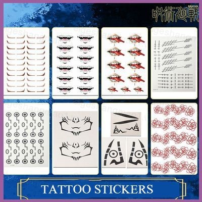 MG1 JUJUTSU KAISEN Tattoos Stickers Cosplay Tools Itadori Yuji Gojo ...