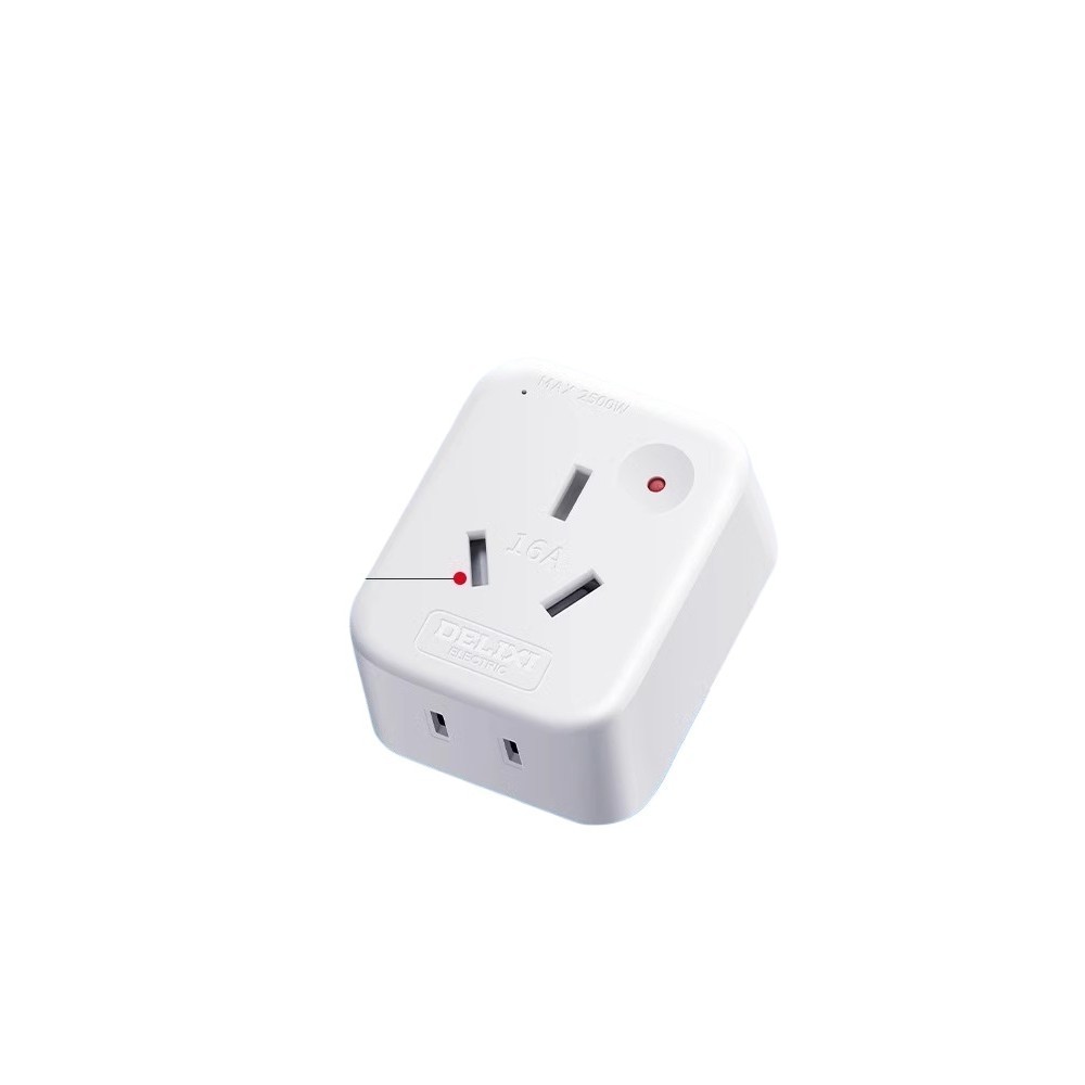 Delixi Conversion Plug 10a to 16a Household Air Conditioning Water Heater High Power Overload ...