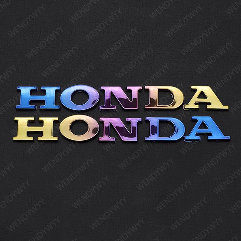 2x 3D Hard Emblems or Left and Right Three-dimensional Sticker 1.8x15cm ...