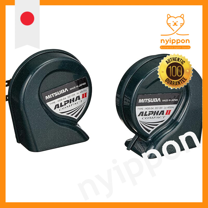 MITSUBA Alpha II Compact HOS 04G Horn Car Horn Japanese Made Mid-range ...