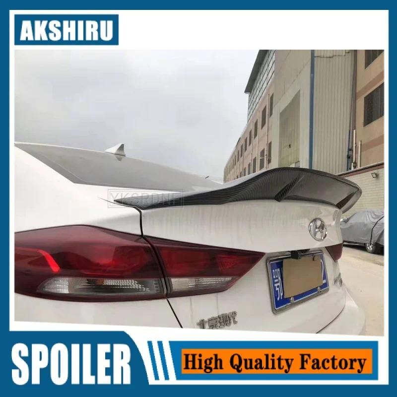 For Hyundai Elantra Spoiler 2017--2019 Year Rear Wing Renntech Style ...